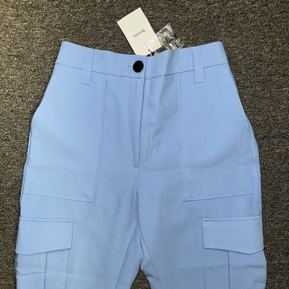 Bershka | Pants & Jumpsuits | Nwt Bershka Baby Blue Cargo Pant | Poshmark
